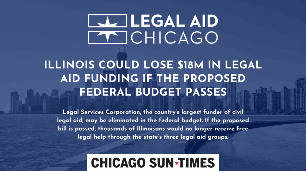 Illinois Could Lose $18M in Legal Aid Funding if Trump's Budget Passes ...